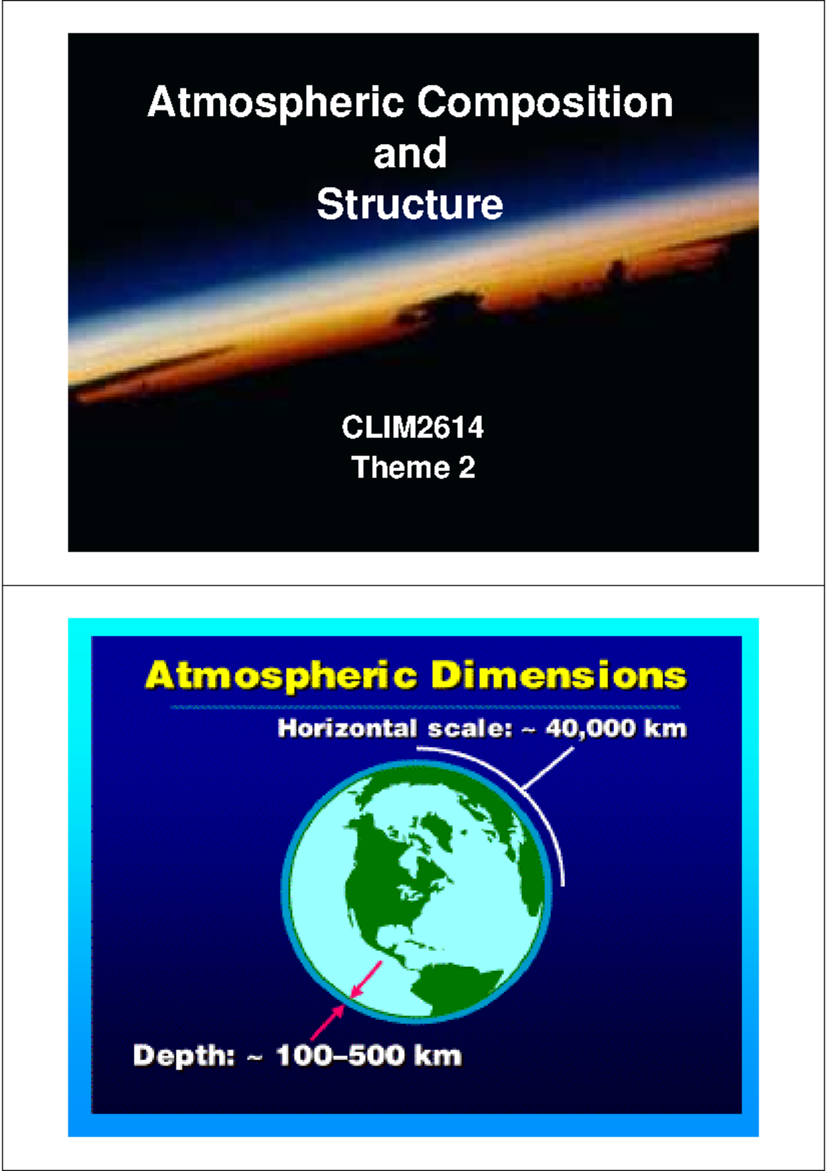 2614 2654 Theme 2 (Atmospheric Composition and Structure) - Atmospheric ...