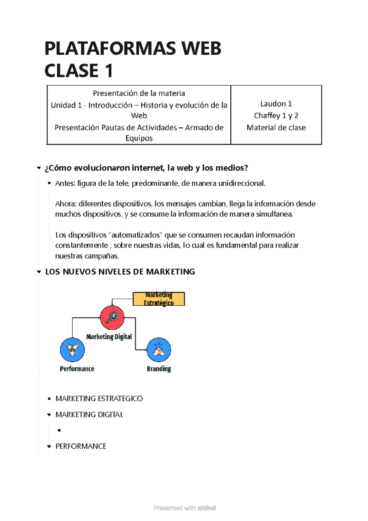 Plataformas Webclase 1 - PLATAFORMAS WEB CLASE 1 ¿Cómo evolucionaron internet, la web y los ...