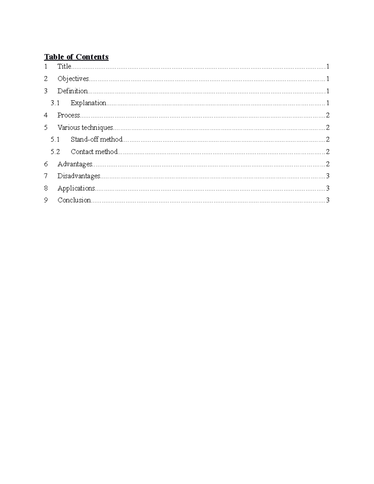9th report - lab manual - Table of Contents 1 - Studocu