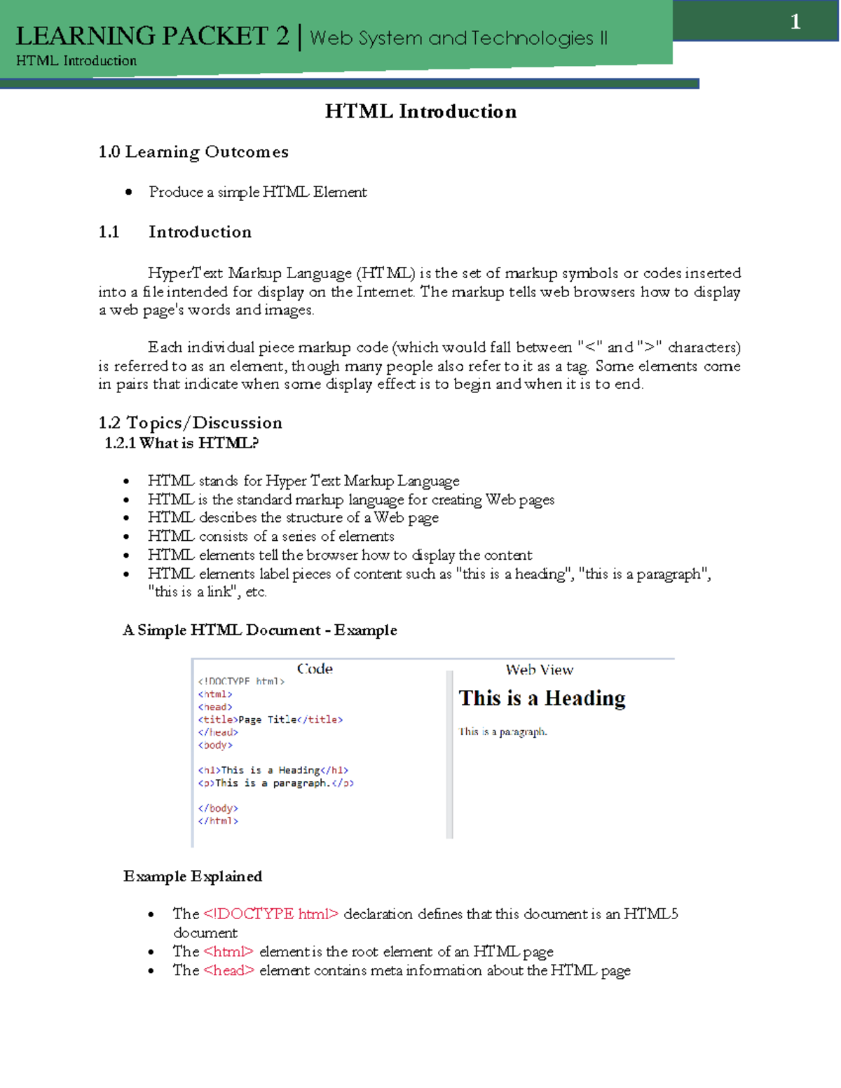 2 - cjkmbg - LEARNING PACKET 2 | Web System and Technologies IILearning ...