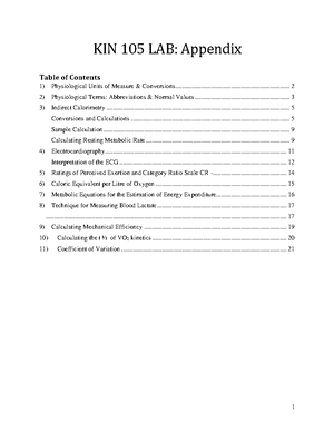 KIN 202 Lab 5 Assignment - F2022 - Assignment Questions a) Graph 1: Create a column graph that ...