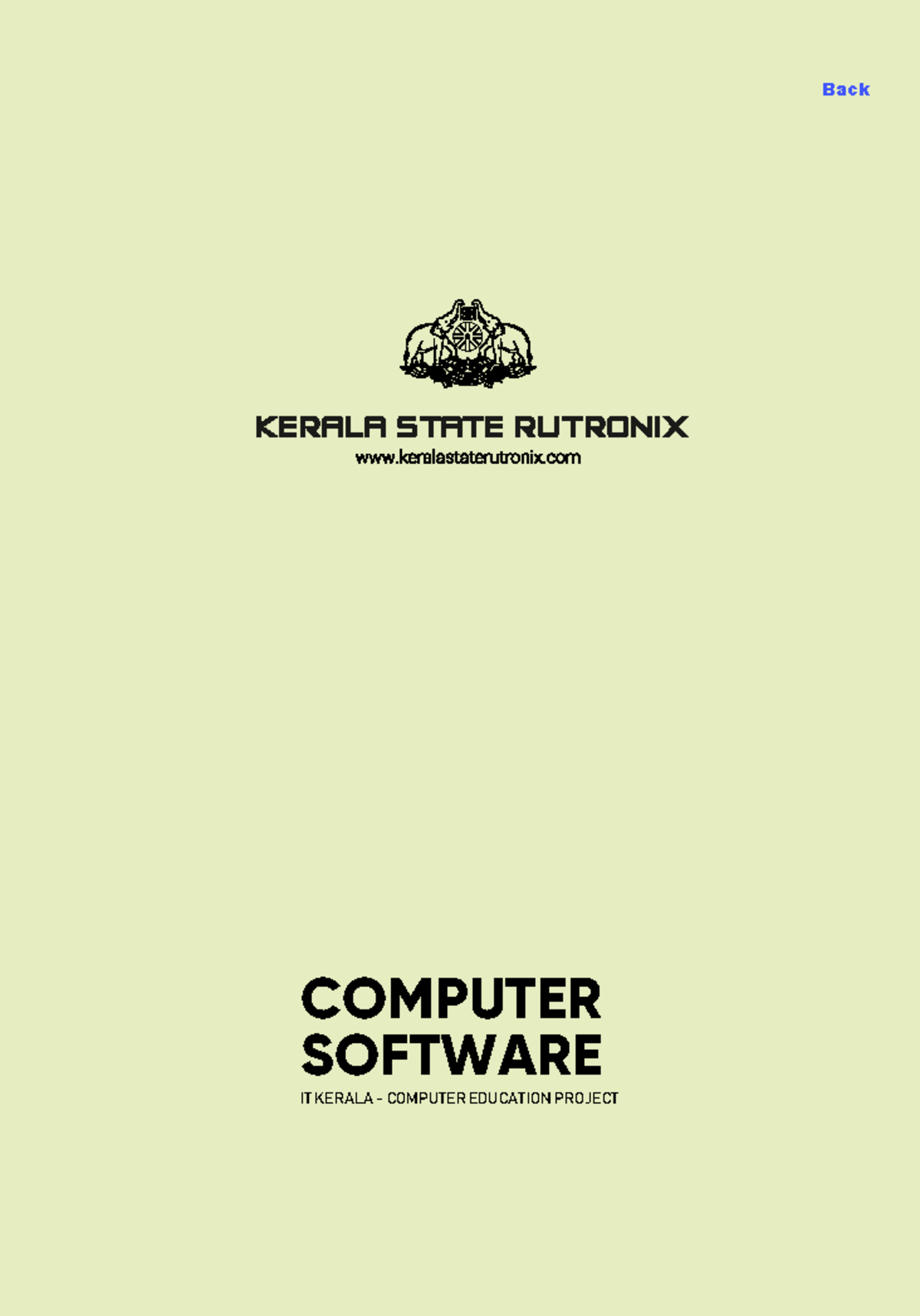 Software - Useful - IT KERALA - COMPUTER EDUCATION PROJECT COMPUTER ...