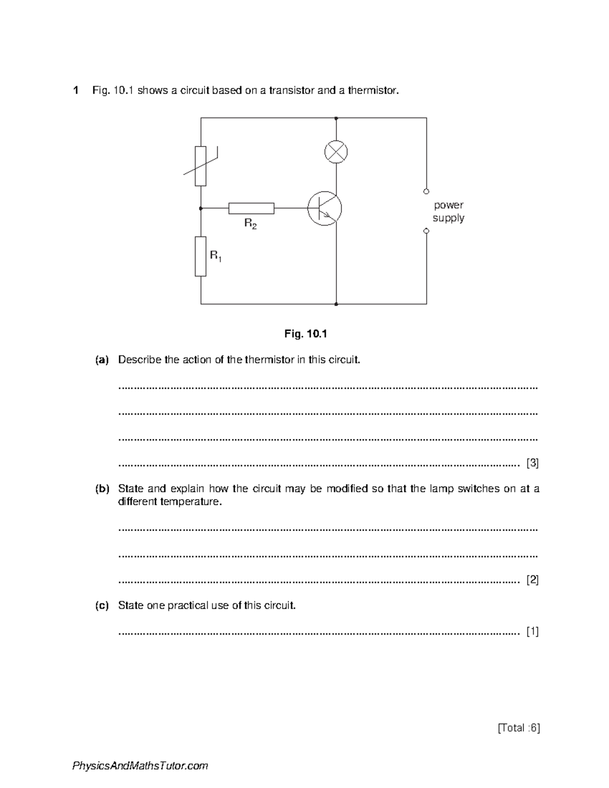 Digital Electronics 4 QP - 1 Fig. 10 shows a circuit based on a ...