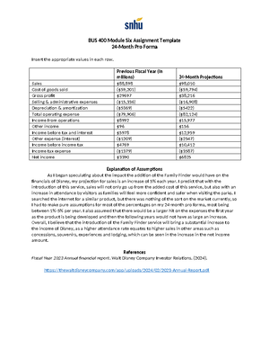 BUS 400 Module 2 Assignment - Project Outline: Family Finder for The ...