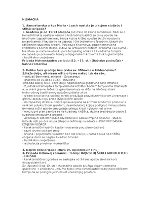 Romanika - skripta za prvi kolokvij - Lombardska rana romanika ...