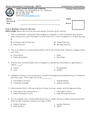 Conduct Competency Assessment Demonstration 1 - COC 2 - CONDUCT ...