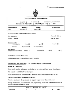 Unit 1 - Introduction to Basic Data Collection vs3 - ECON1005: Introductory Statistics UNIT 1 ...