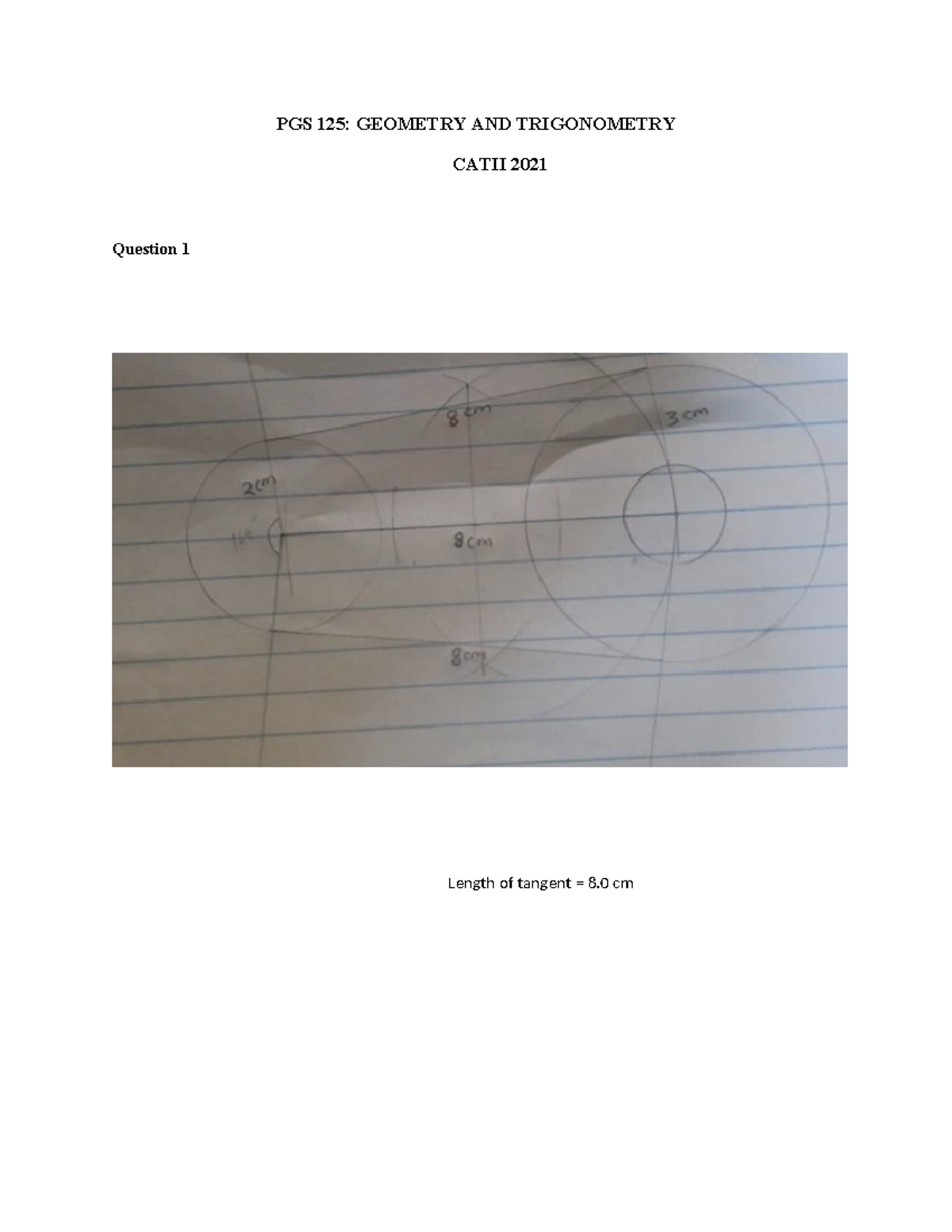 Geometry AND TRIGONOMETRY CAT II - urban and regiobal planning 222 ...