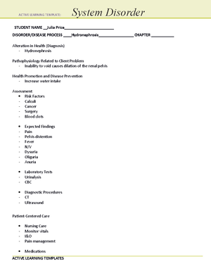 Ulcerative Colitis - ACTIVE LEARNING TEMPLATES THERAPEUTIC PROCEDURE A ...