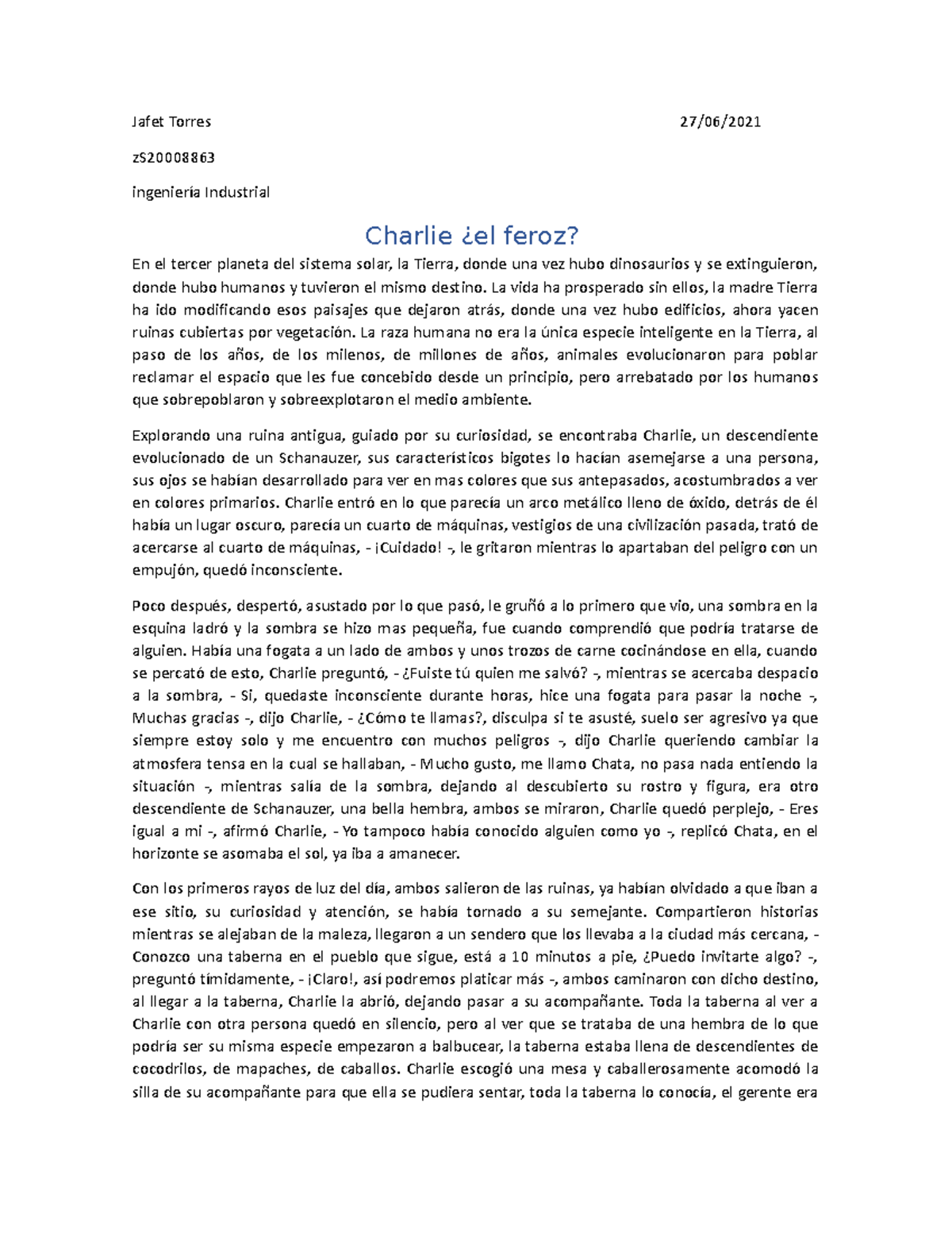 ACT05 Jafet Torres - Apuntes de la materia de Lectura y escritura de ...