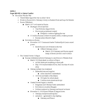 Steps to World War I - Chronological order - Archduke Fran’s Ferdinand ...