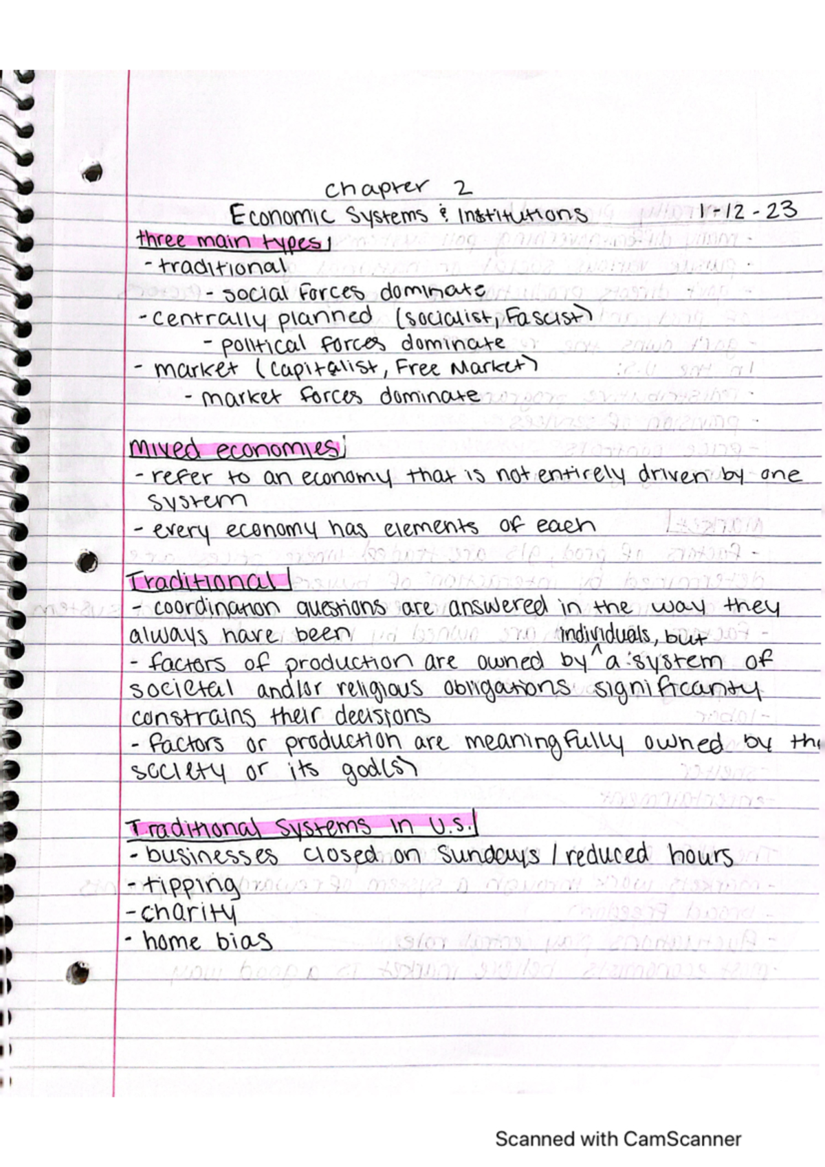 ECON 222 Ch 2 Written Notes - ECON 222 - Studocu