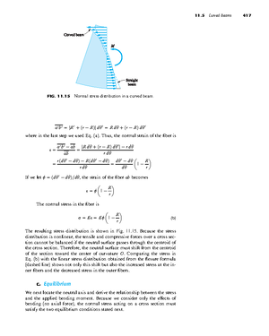 Andrew Pytel-4 - Complete notes on stresses in beams - FIG. P5 ...