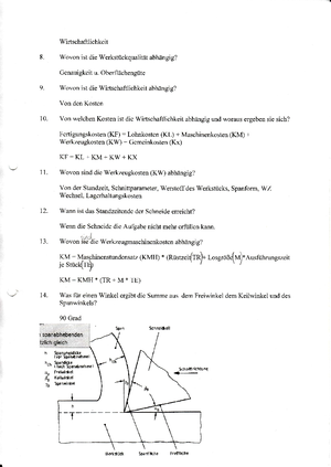 Lernzettel Umformen - Umformen Allgemein Weshalb muss beim Stauchen der ...