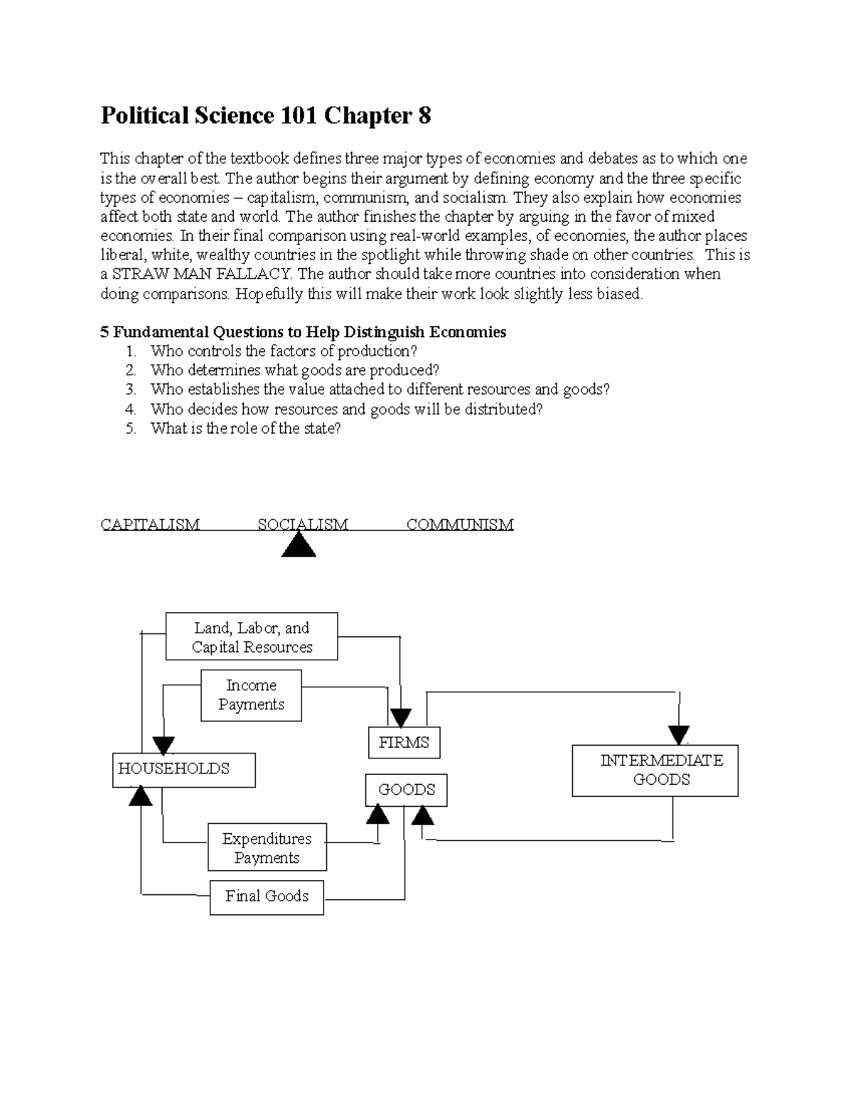 Political Science 101 Chapter 8 - Bellevue College - Political Science ...