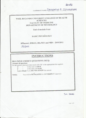 MCQ sample qns - Nutrition - MD - Studocu