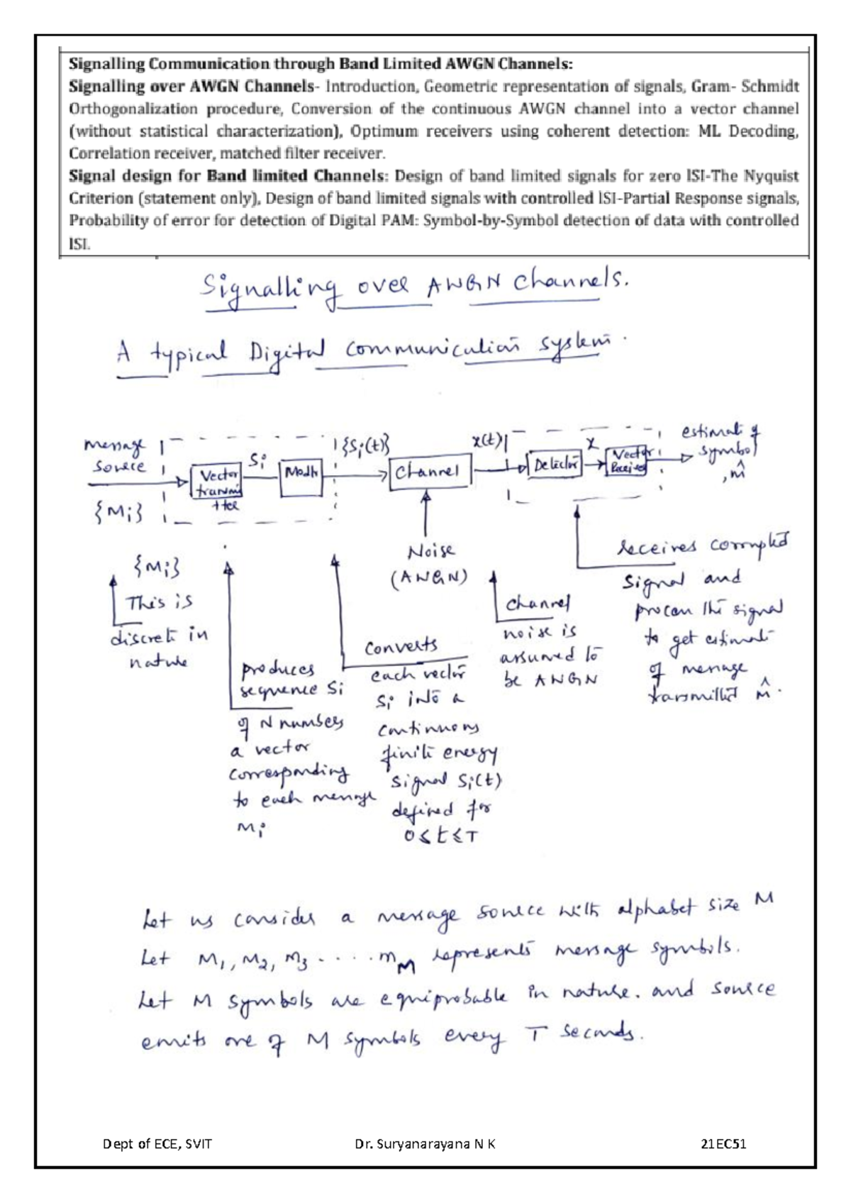 DC module 2 notes - Yes - Digital Comm - Studocu