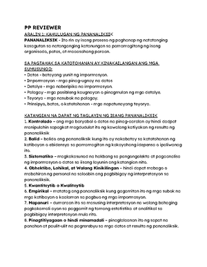 Chapter 2 RRL - Research - RRL The contents of this chapter present a ...