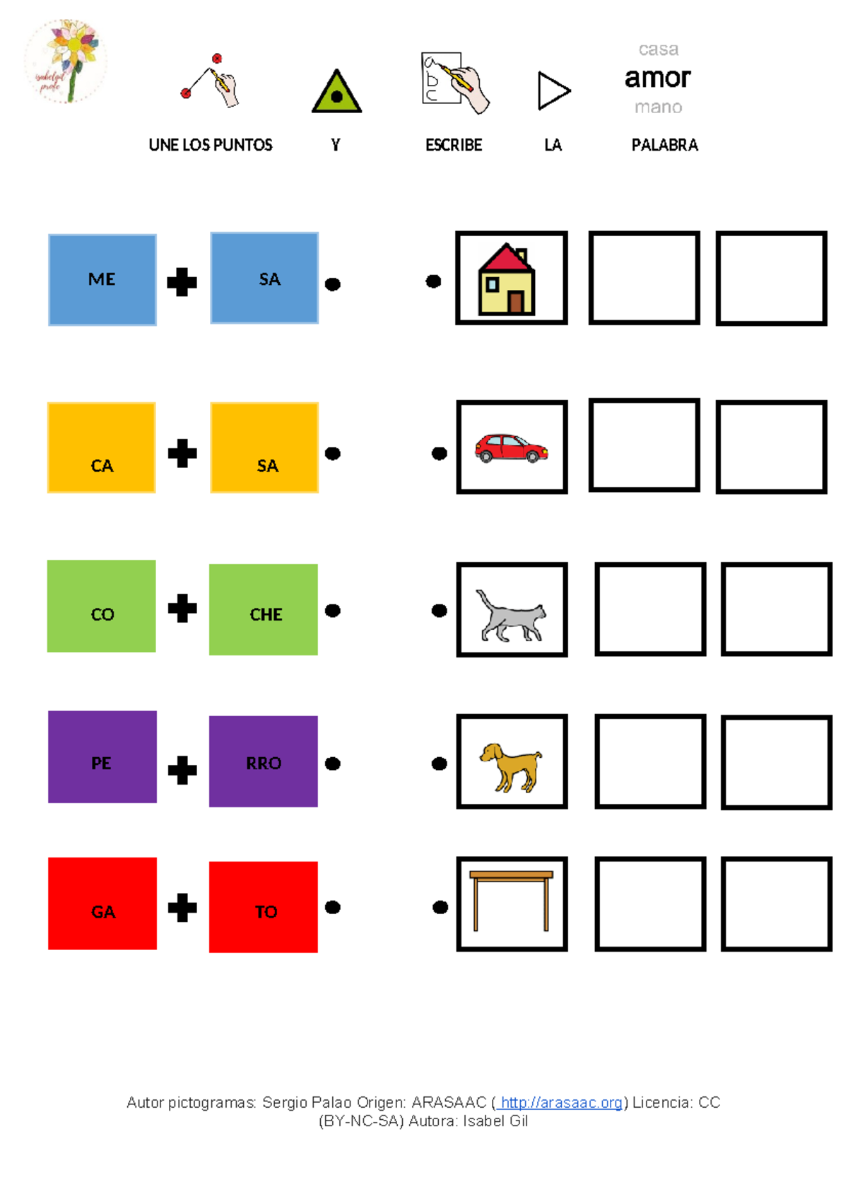 Asociar palabra imagen - Practica del Lenguaje - UNE LOS PUNTOS Y ...