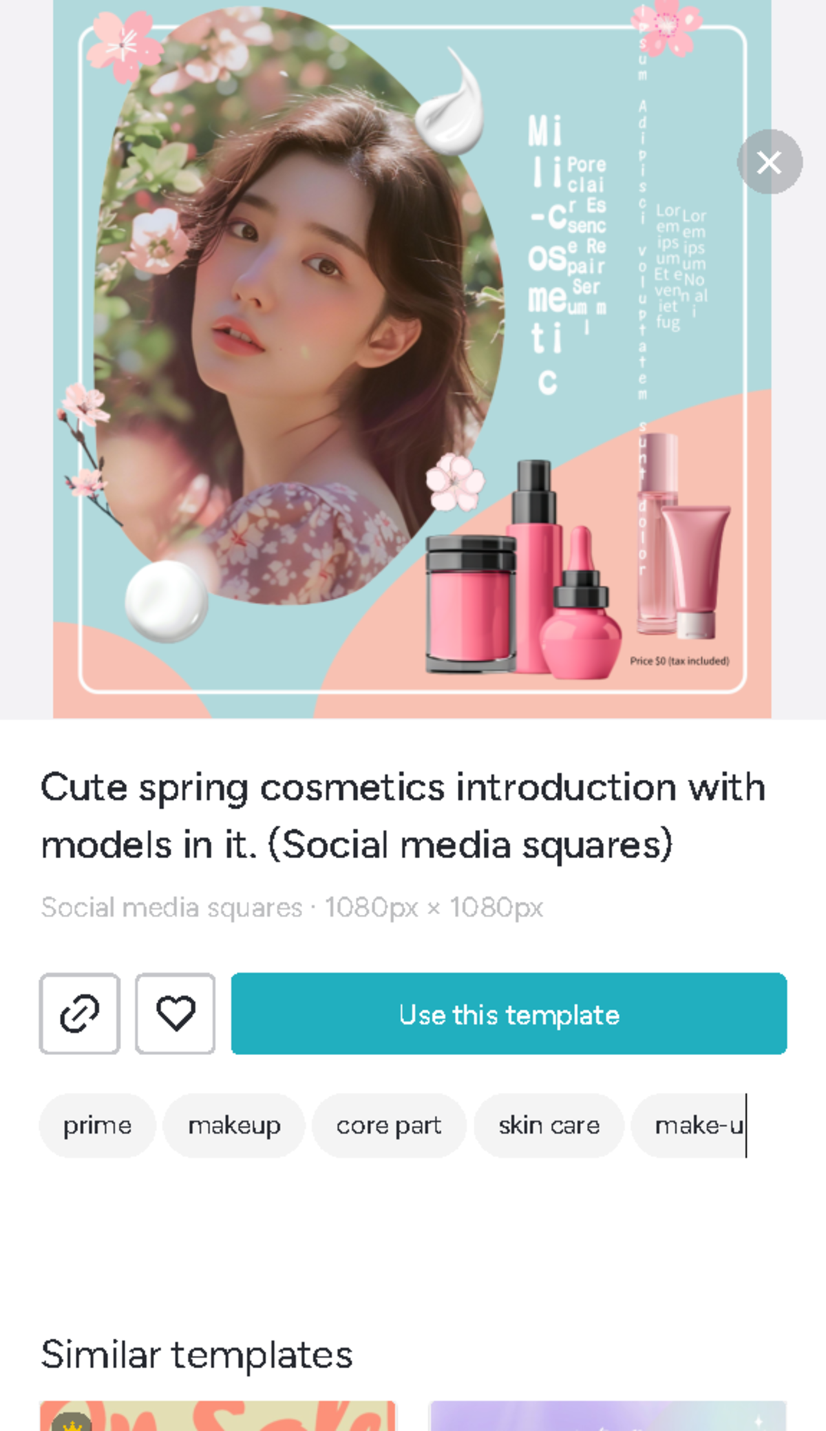 Templates Miri Canvas - Best for exam - Templates Skin products Skin ...