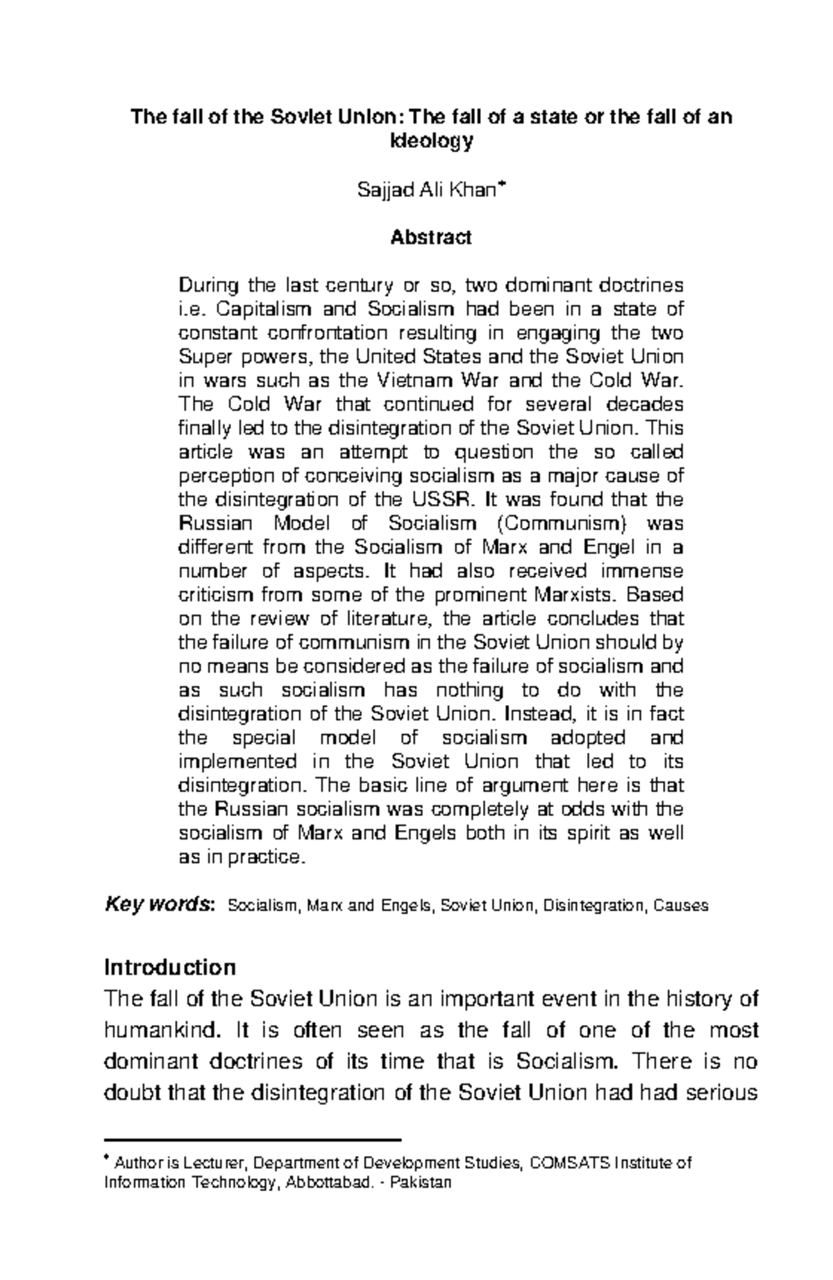 The fall of Soviet Uniion - The fall of the Soviet Union: The fall of a ...