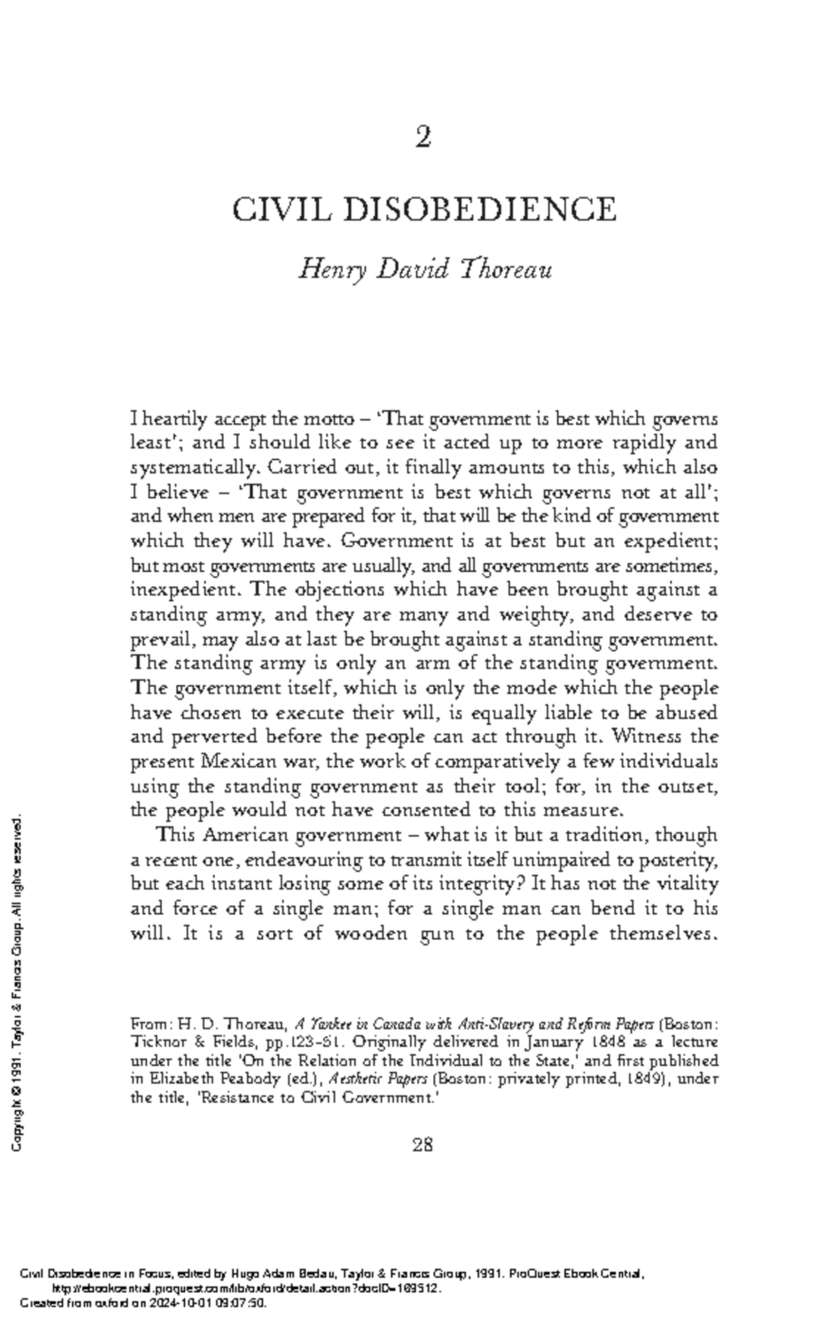 Civil Disobedience in Focus - (Pg 35-55) - 28 2 CIVIL DISOBEDI ENCE ...