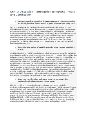Unit 2 Discussion 2 Nursing Metaparadigm - Unit 2: Discussion 2 Nursing Metaparadigm May 14 ...