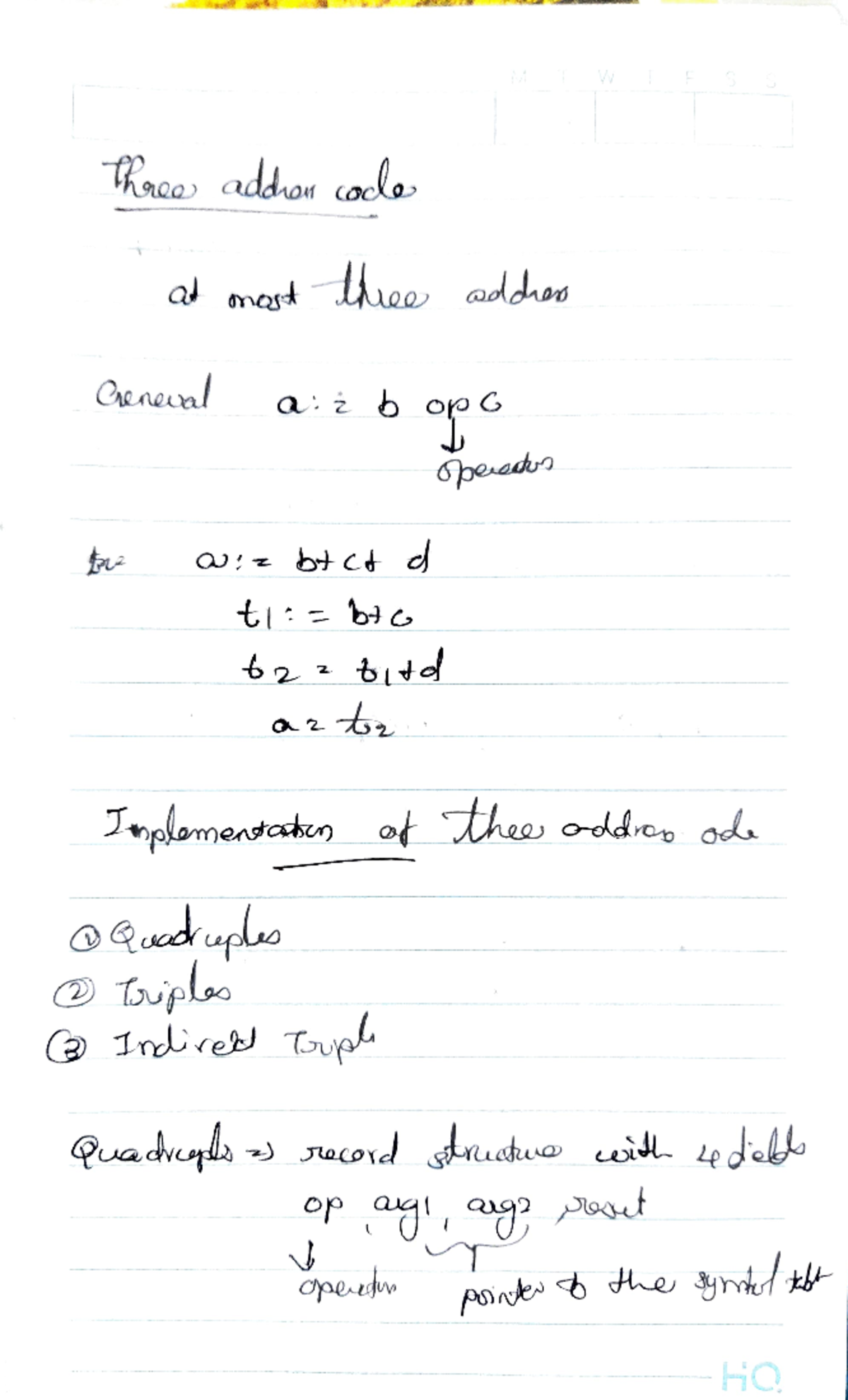 Compiler CAT 2- mod - Computer Engineering - Studocu