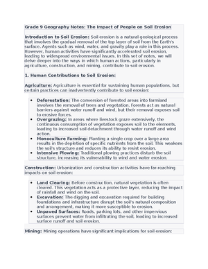 Grade 9 Geography Notes Term 3 Week 3 - Grade 9 Geography Notes ...