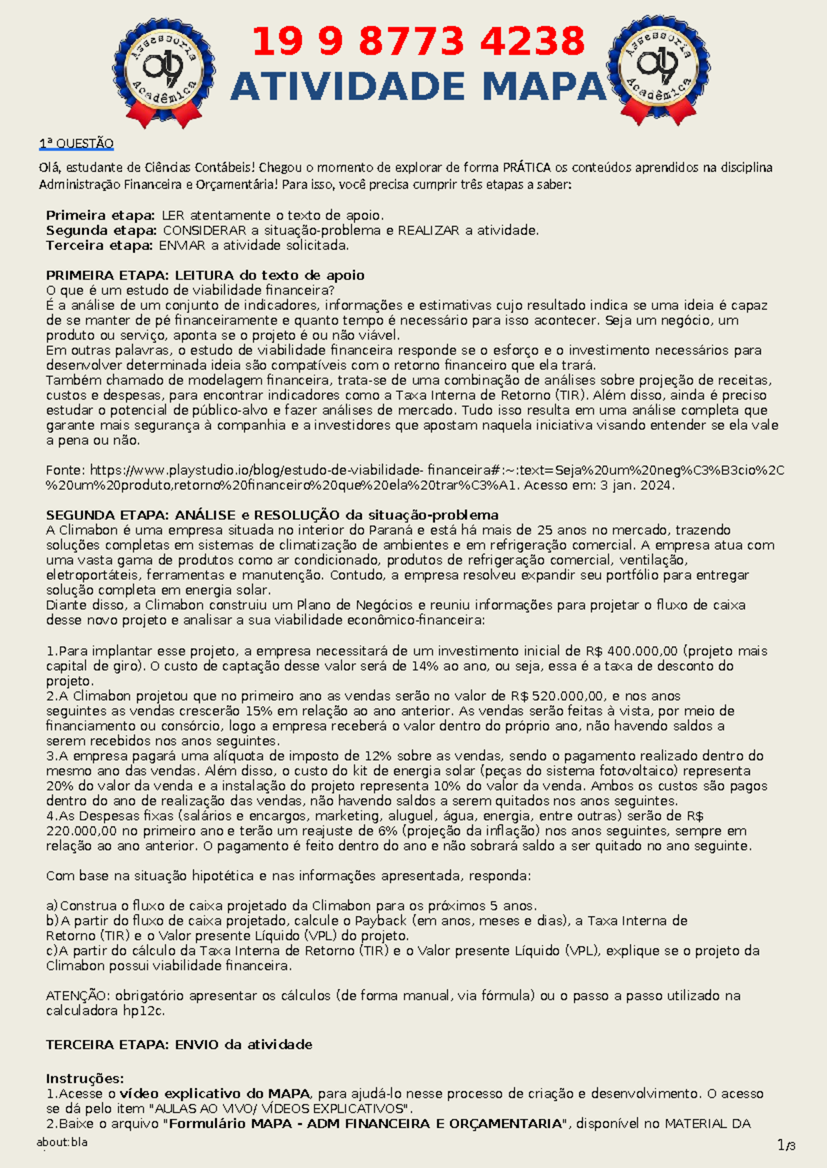 512024 MAPA - Ccont - Administração Financeira E Orçamentária - about ...