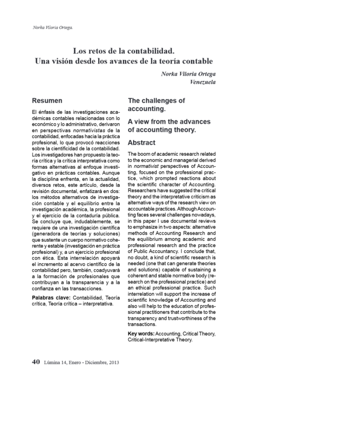 3. Los retos de la contabilidad Una visión desde los avances de la ...