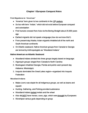 Chapter 2 English Settlements - Chapter 2 English Settlement Notes ...