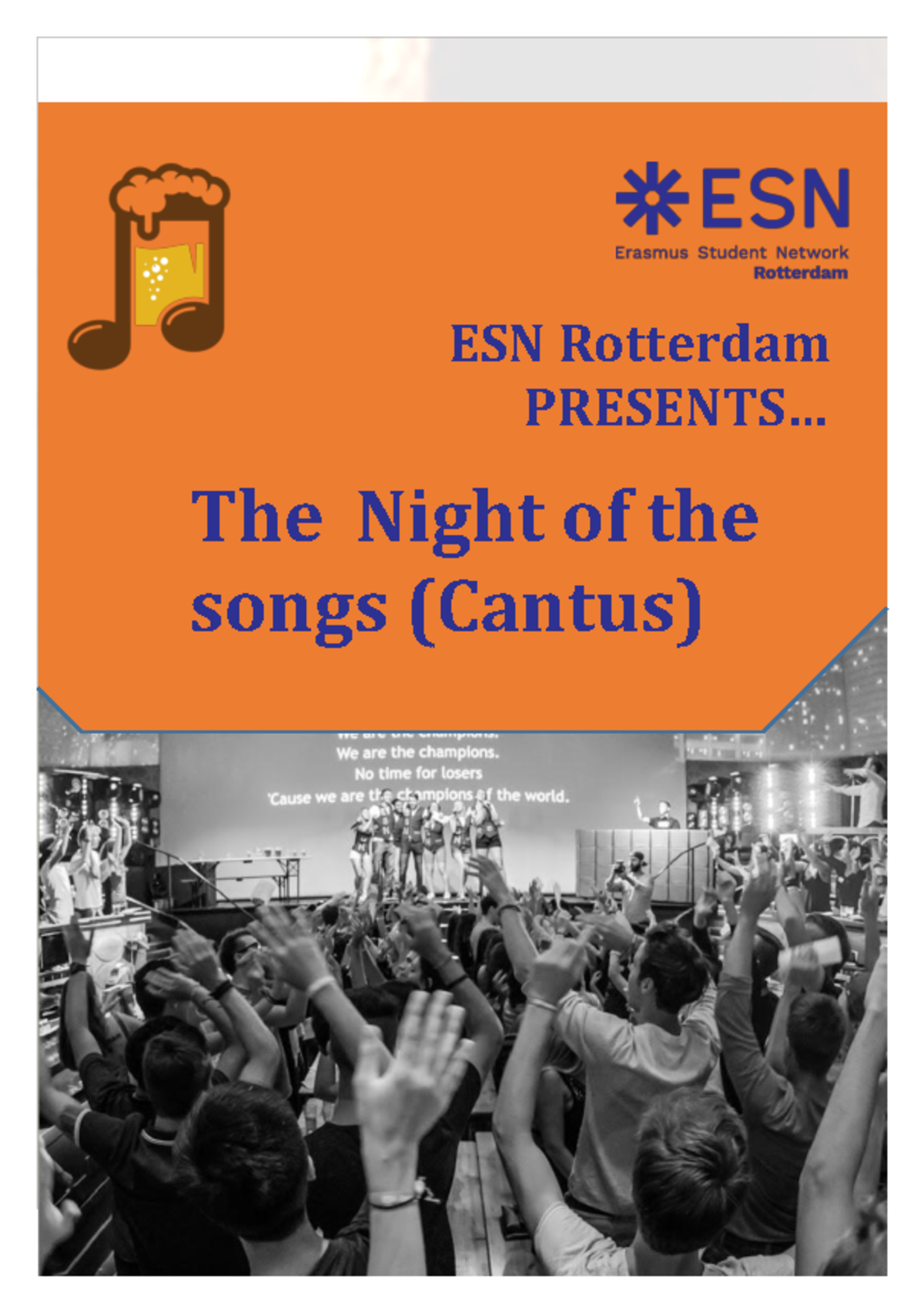 Lecture 1-10 (Class) - ESN Rotterdam PRESENTS... The Night of the songs ...