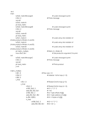 Lab1Exercises-2Sabrina Mock - Introduction to MARS and MIPS Requirements 1. Mac, Windows or ...
