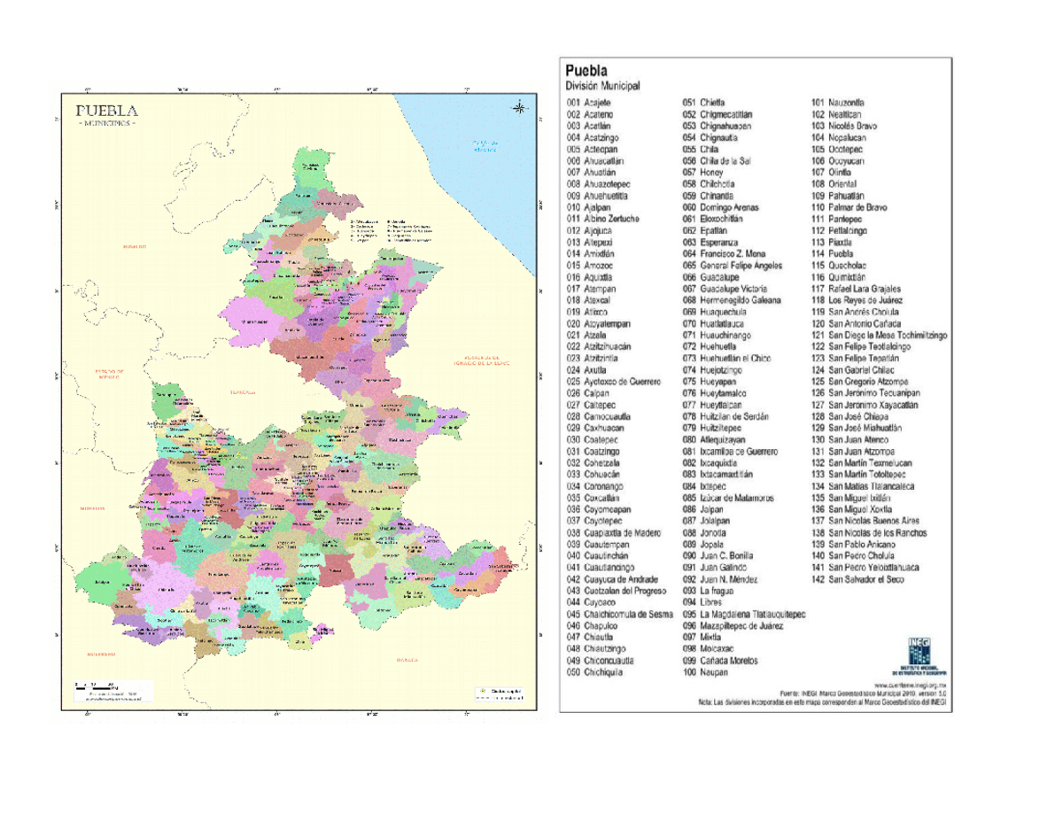Puebla municipios - Historia - Studocu