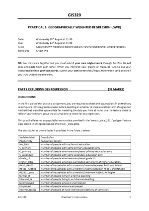 GIS320 Practical 5 - PRAC ASSIGN - GIS 320 PRACTICAL 5 : Space-time ...