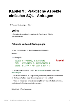 Kapitel 4 SQL Geschichte und Standards - Kapitel 4 : SQL: Geschichte und Standards 1 Kapitel 4 ...