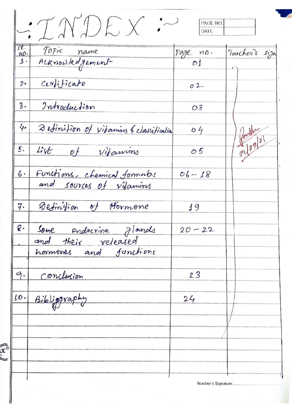 Document 445 - Class 11 project - INDEX: PAGE NO DATE Sl. no. Topic ...