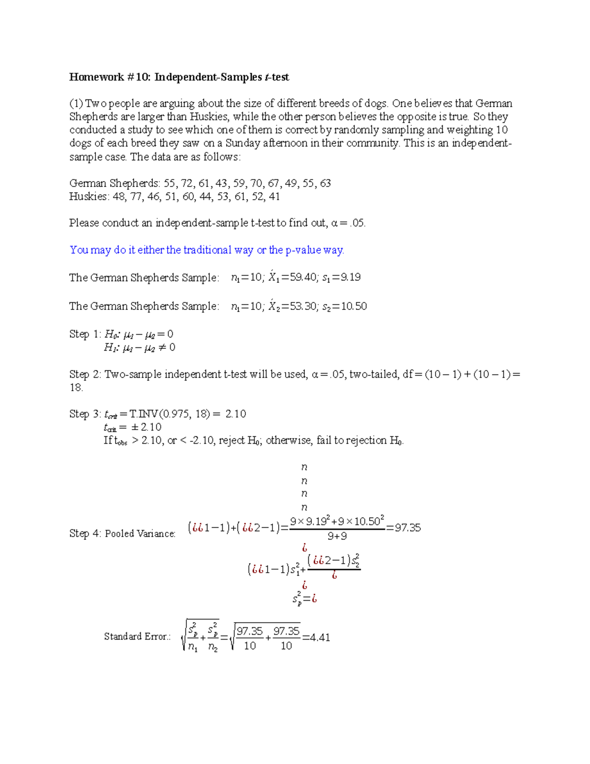 HW10 (due 0327) - Jinyan Fan - Homework 10: (1) Two people are arguing ...