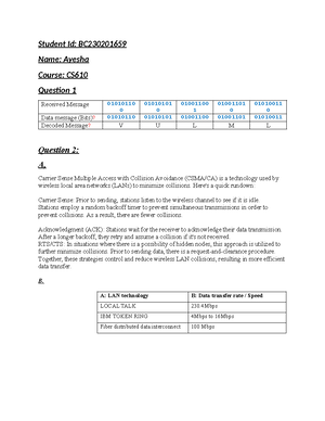 CS610- Midterm- Solved-MCQS by Moaaz - CS610- Computer Network Solved MCQS From Midterm Papers ...