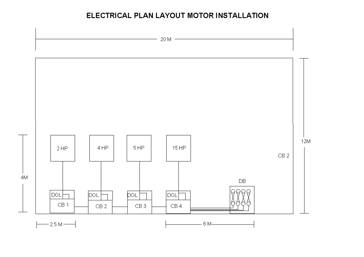 Drawing 1.dwg Motor 3- Electrical Layout - Understanding Organisation ...