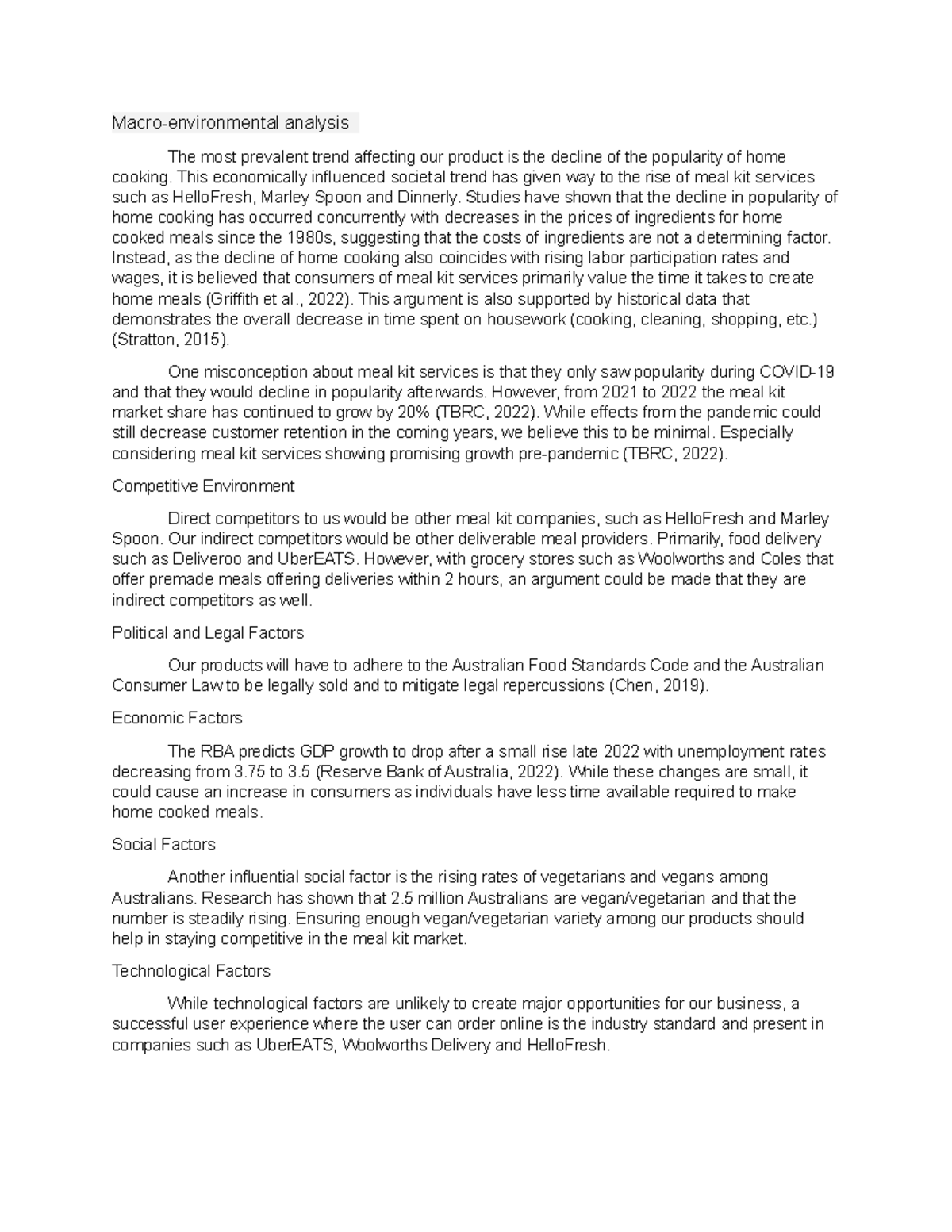 Macroenvironmental Analysis - Macro-environmental analysis The most ...