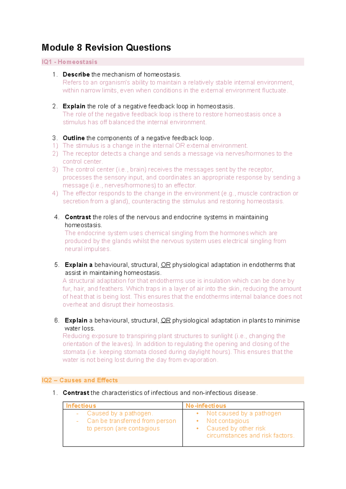 Module 8 Revision Questions - Module 8 Revision Questions IQ1 ...