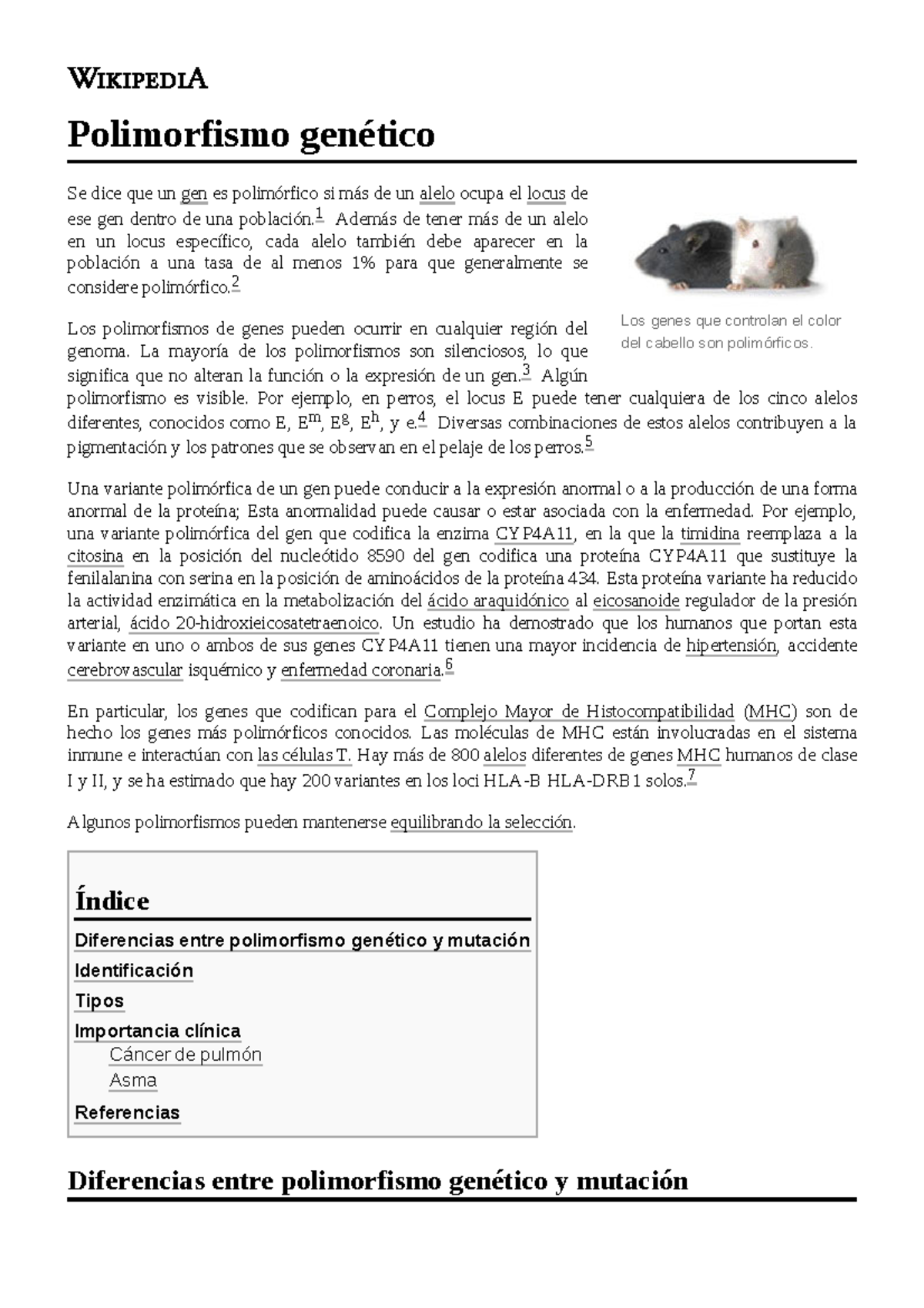 Polimorfismo genético - Los genes que controlan el color del cabello ...