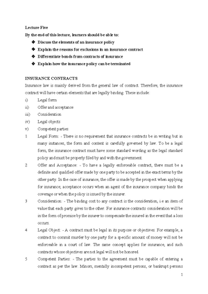 BMS 101 Course Outline 2023