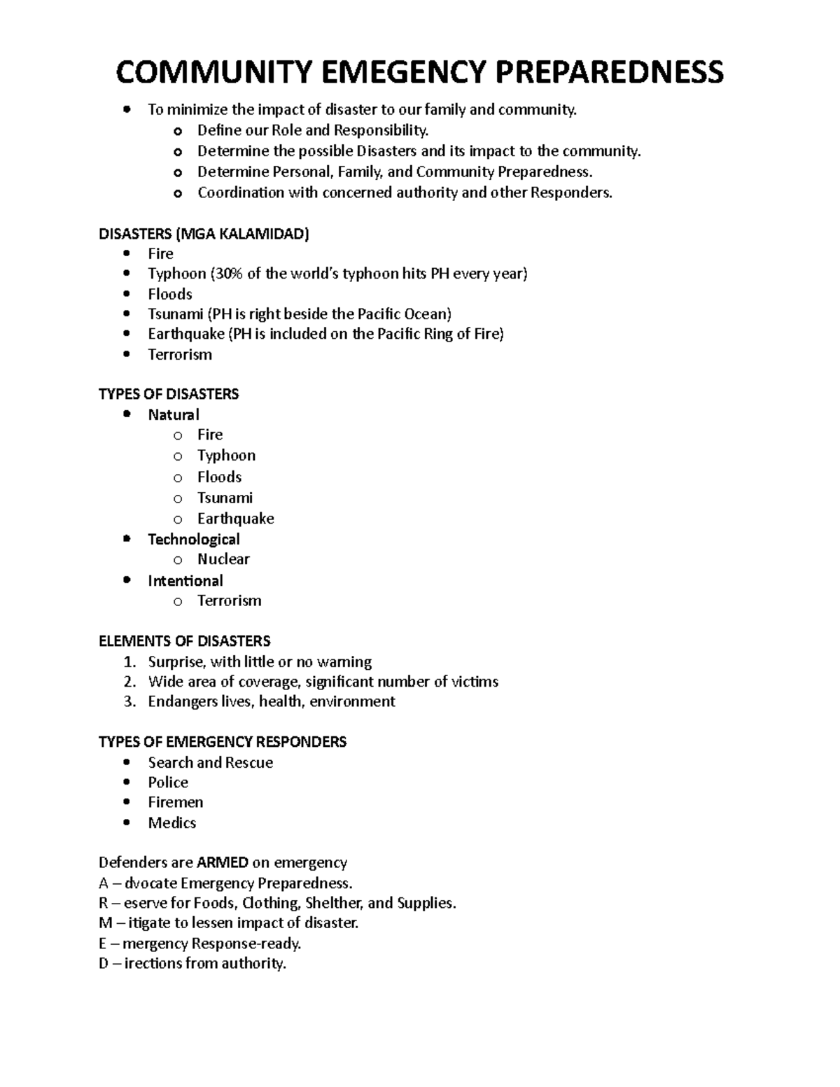 NSTP1ACT2 - Hansel Hope Perez, Important Information in a community ...