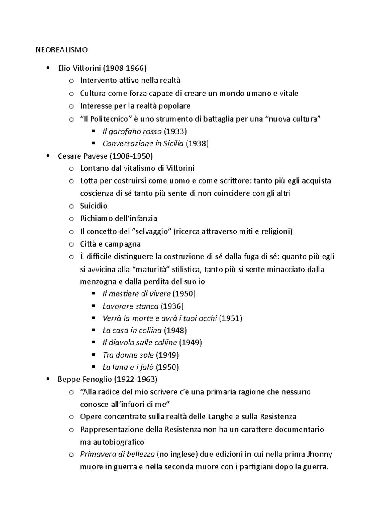 Scaletta - Riassunto Storia e testi della letteratura italiana ...