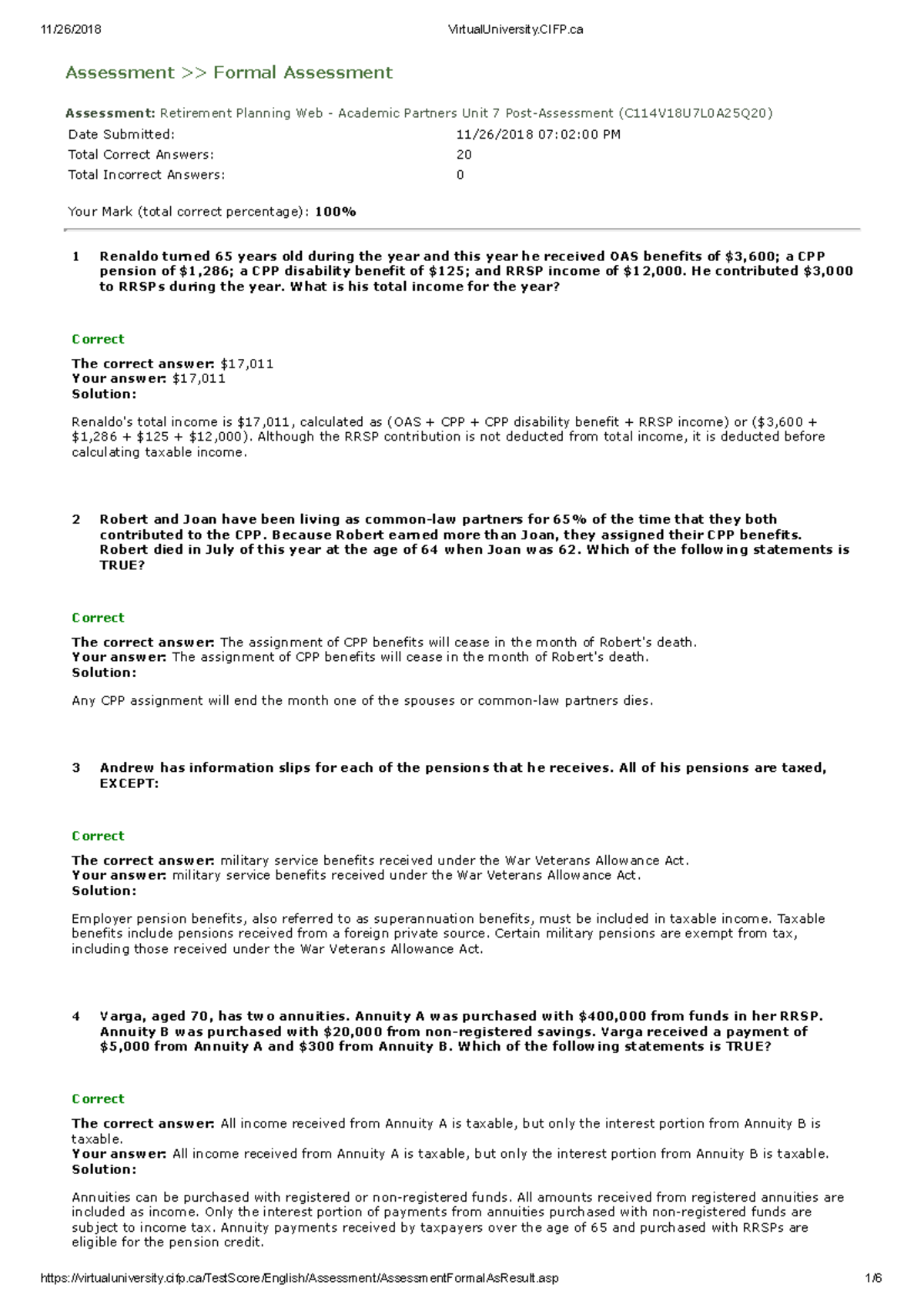 Exam 1 February 2018, questions and answers - Assessment >> Formal ...