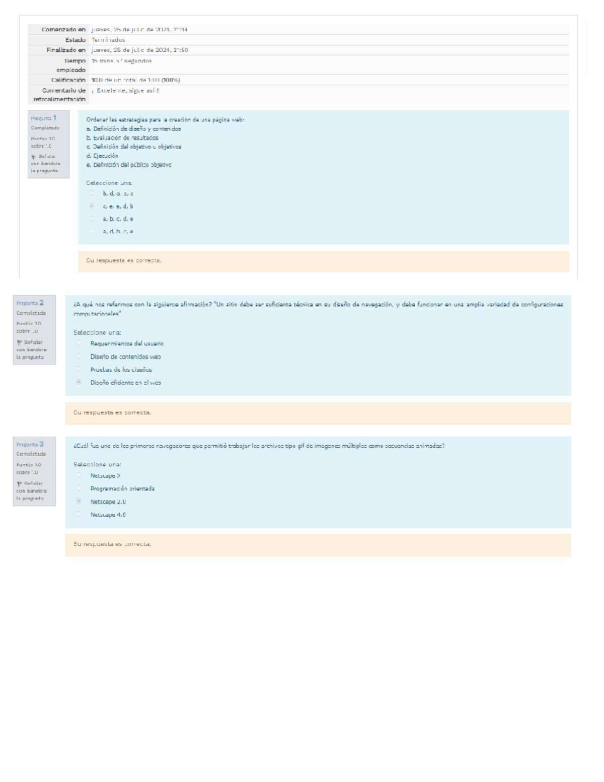 Introduccion A LA Tecnologia WEB Examen SEM 3 Y 4 - Comenzado en jueves ...