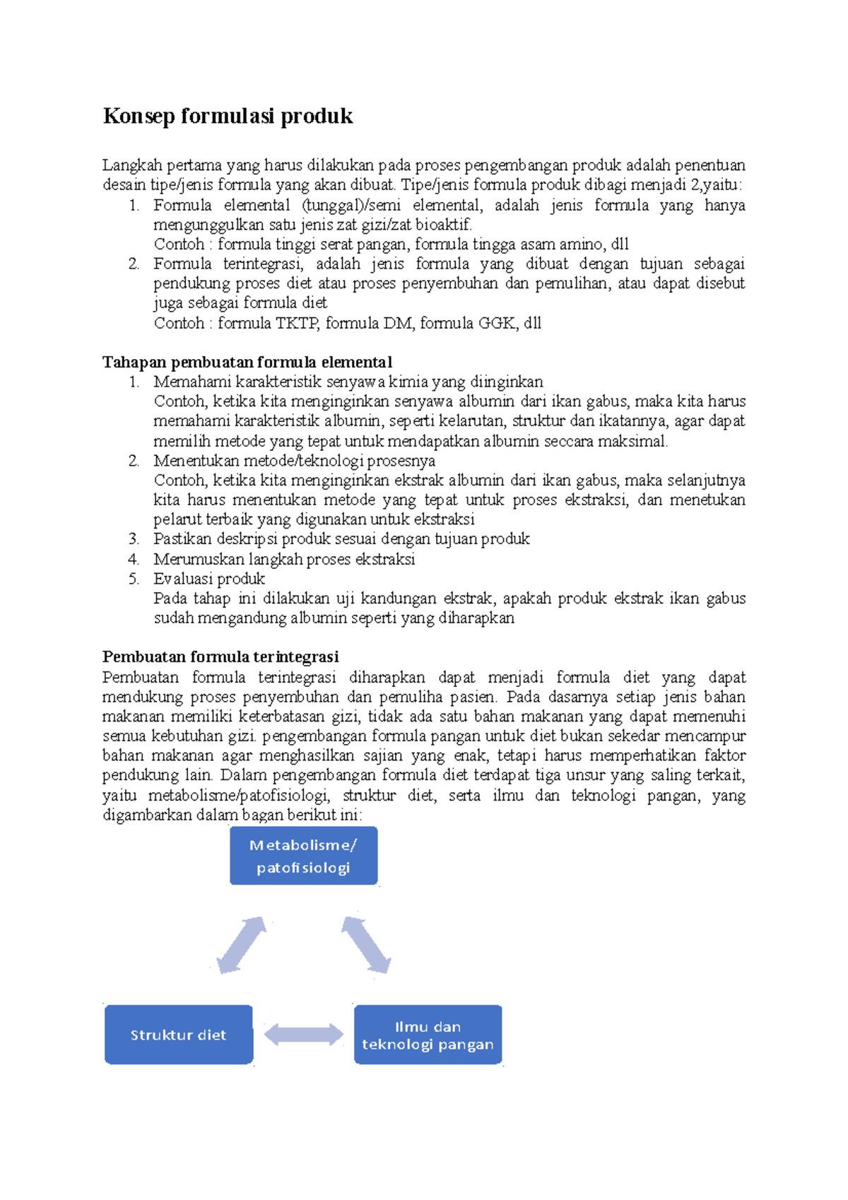 Konsep formulasi produk - Konsep formulasi produk Langkah pertama yang ...